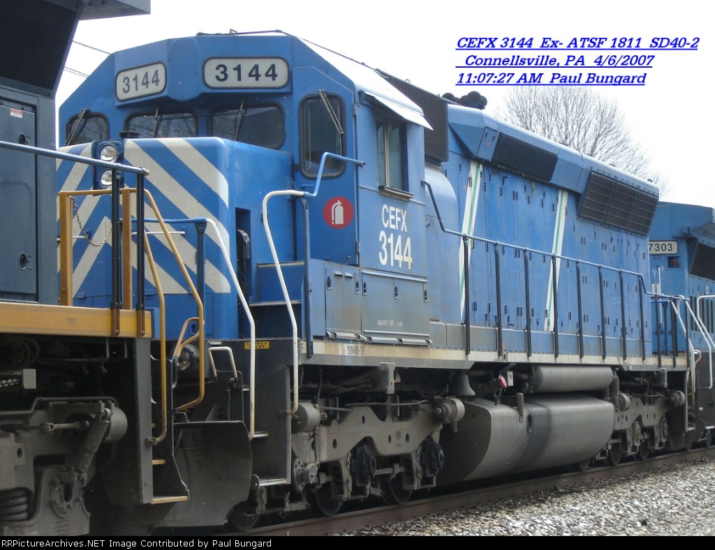 CEFX 3144 Ex- ATSF 1811 SD40-2 April 06, 2007